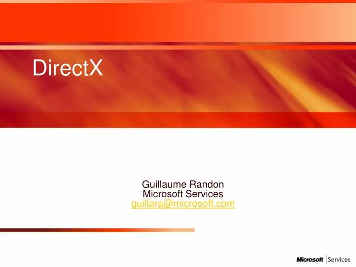 PPT - DirectX PowerPoint Presentation, free download - ID:393635