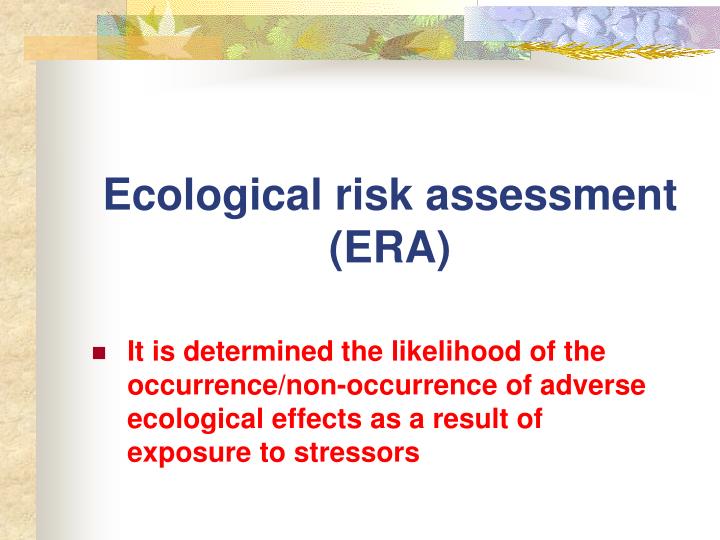 PPT - The ories in Environmental Risk Assessment PowerPoint ...