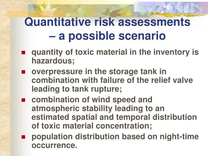 PPT - The ories in Environmental Risk Assessment PowerPoint ...
