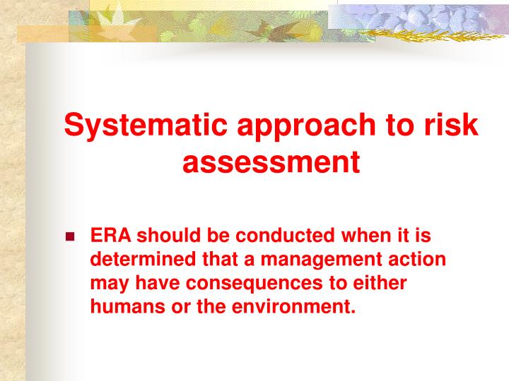 PPT - The ories in Environmental Risk Assessment PowerPoint ...