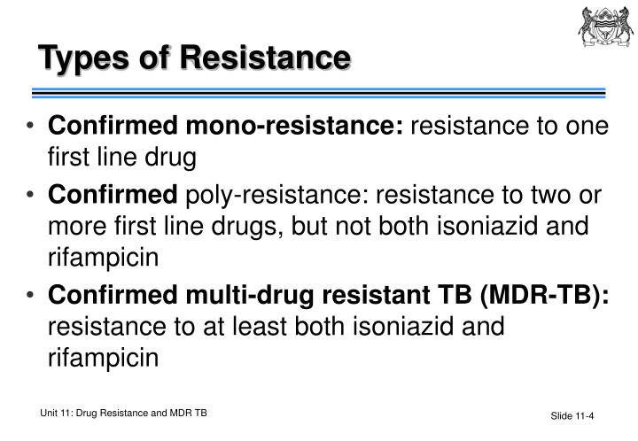 PPT - Unit 11: Drug Resistance and MDR-TB PowerPoint Presentation - ID ...