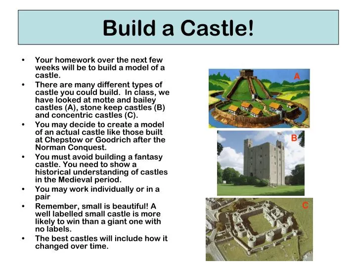 PPT - Build a Castle! PowerPoint Presentation, free download - ID:394052