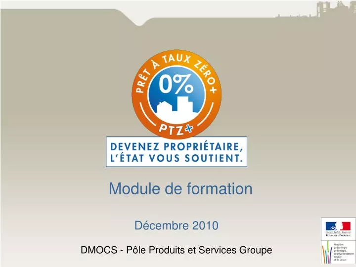 PPT - Module de formation PowerPoint Presentation, free download - ID ...