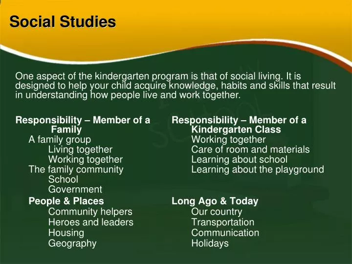 PPT - Social Studies PowerPoint Presentation, free download - ID:394529