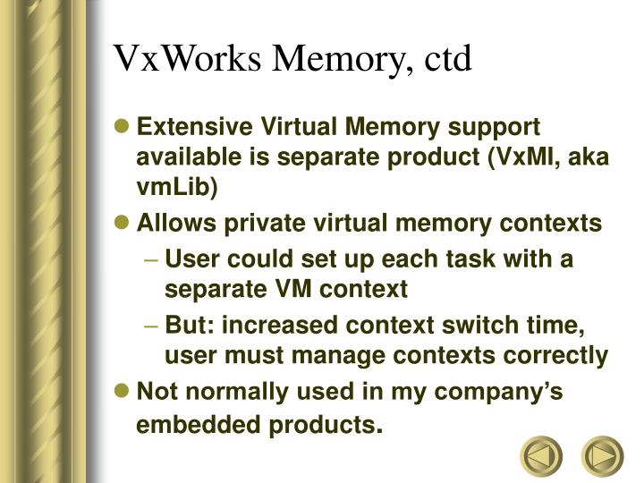 PPT - VxWorks & Memory Management PowerPoint Presentation - ID:394556
