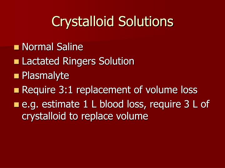 PPT - Fluid Management and Shock Resuscitation PowerPoint Presentation ...