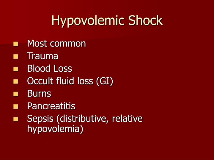 PPT - Fluid Management and Shock Resuscitation PowerPoint Presentation ...