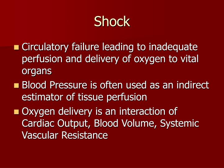 PPT - Fluid Management and Shock Resuscitation PowerPoint Presentation ...