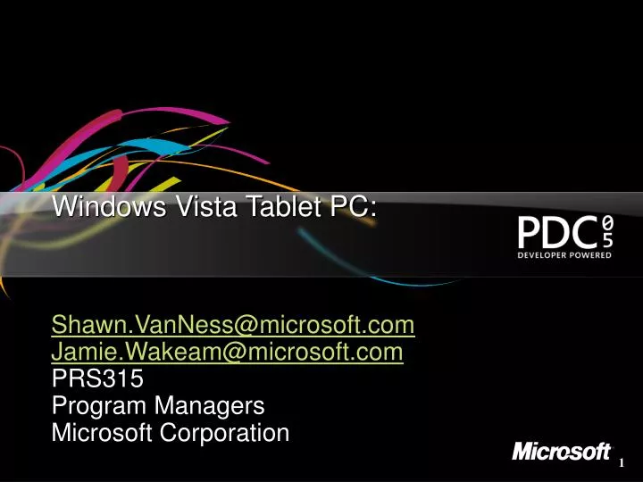 PPT - Windows Vista Tablet PC: PowerPoint Presentation, free download ...