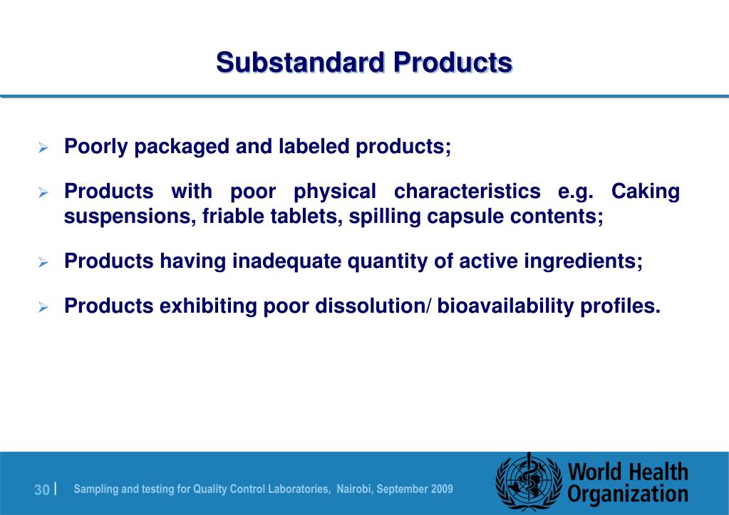 PPT - Quality Control of Medicines and Organization of Market ...