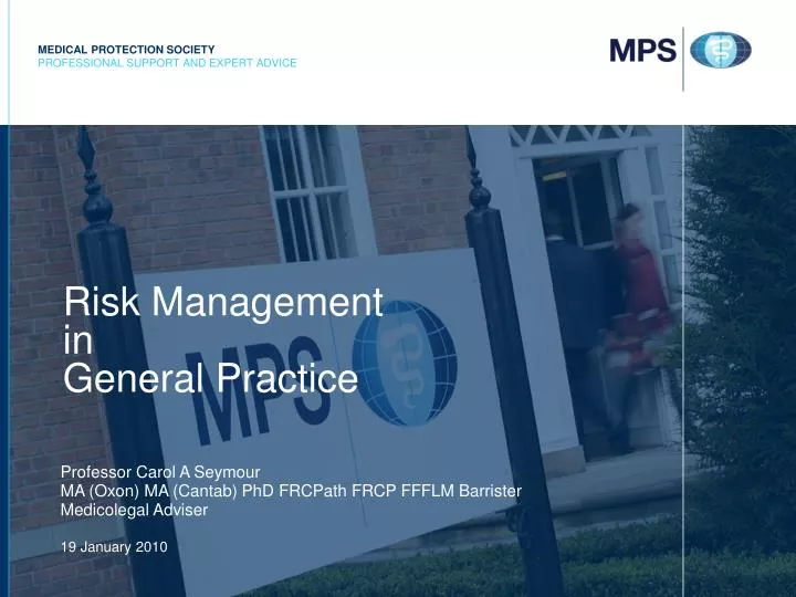PPT - Risk Management in General Practice PowerPoint Presentation, free ...