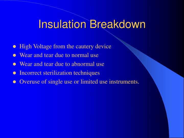 PPT - CESO SEMINARS 2002 Insulation and Continuity Testing for ...