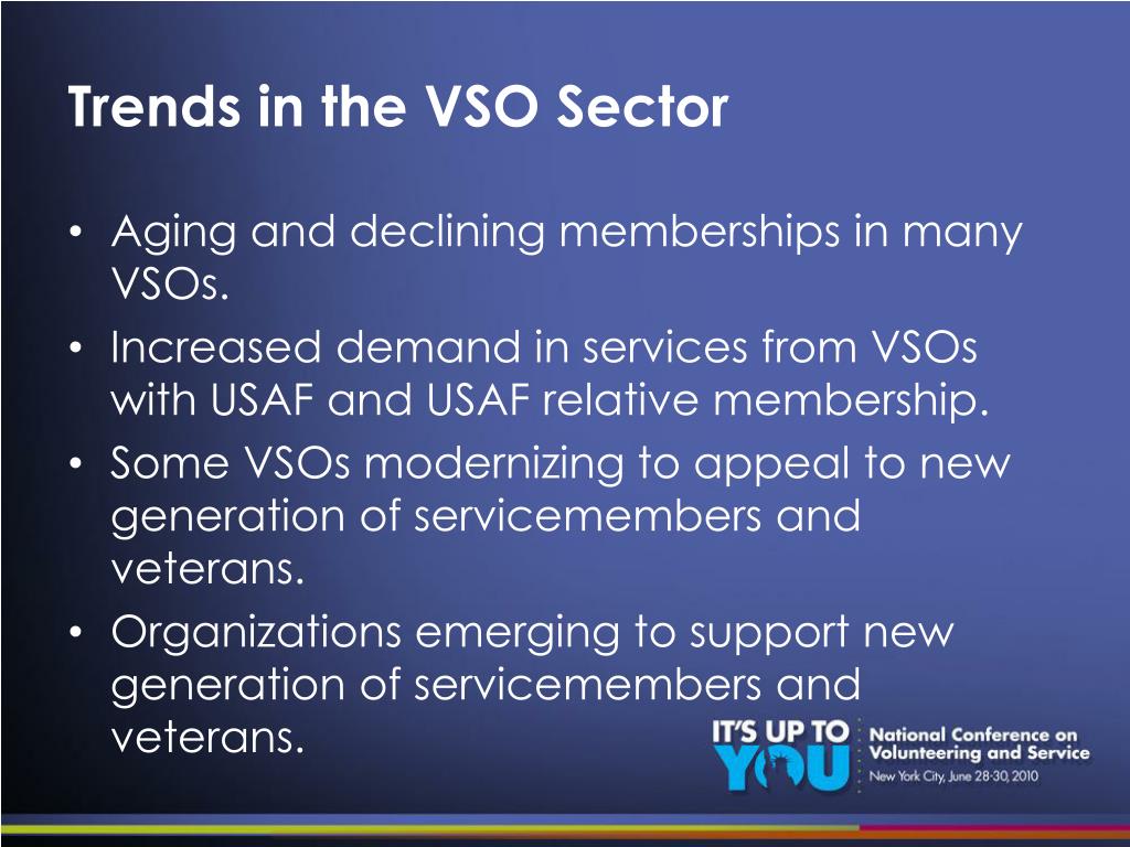 PPT - Benefits of Partnerships with Veterans Service Organizations ...