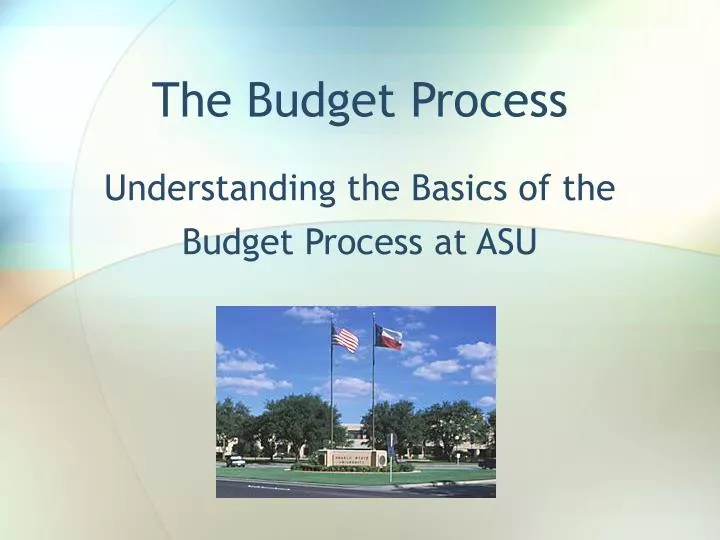 PPT - The Budget Process PowerPoint Presentation, free download - ID:396191