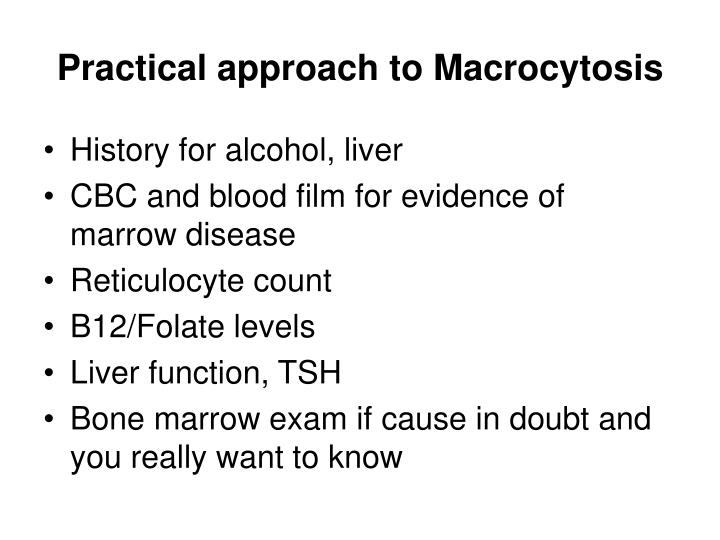 PPT - Macrocytic anemia: B12 & folate PowerPoint Presentation - ID:396268