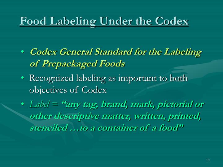 PPT - Codex Alimentarius PowerPoint Presentation - ID:397226