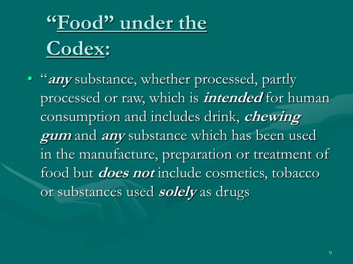 PPT - Codex Alimentarius PowerPoint Presentation - ID:397226