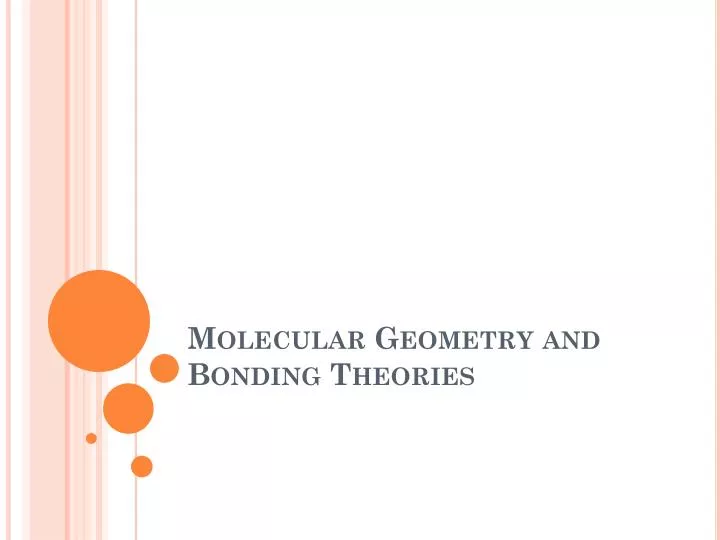 PPT - Molecular Geometry and Bonding Theories PowerPoint Presentation ...