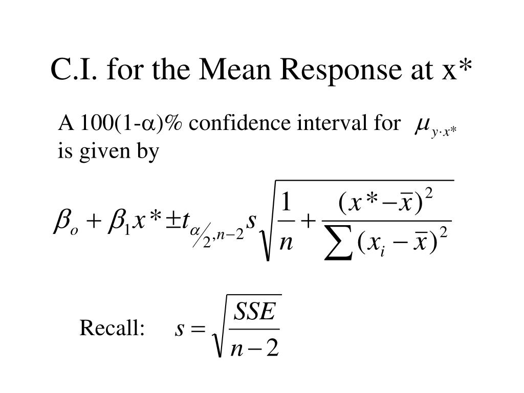 PPT - Confidence Intervals vs. Prediction Intervals PowerPoint ... PPT - Confidence Intervals vs. Prediction Intervals PowerPoint ...