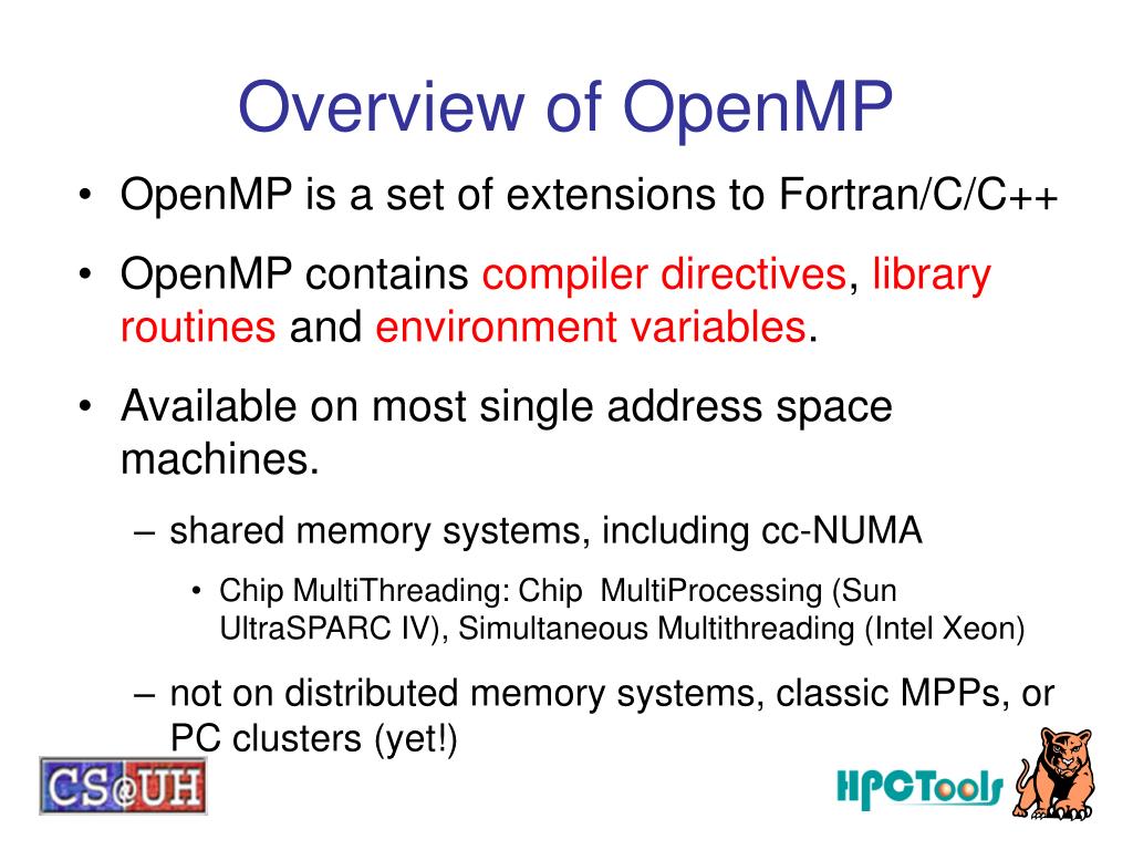 Ppt Introductions To Parallel Programming Using Openmp Powerpoint Presentation Id397731