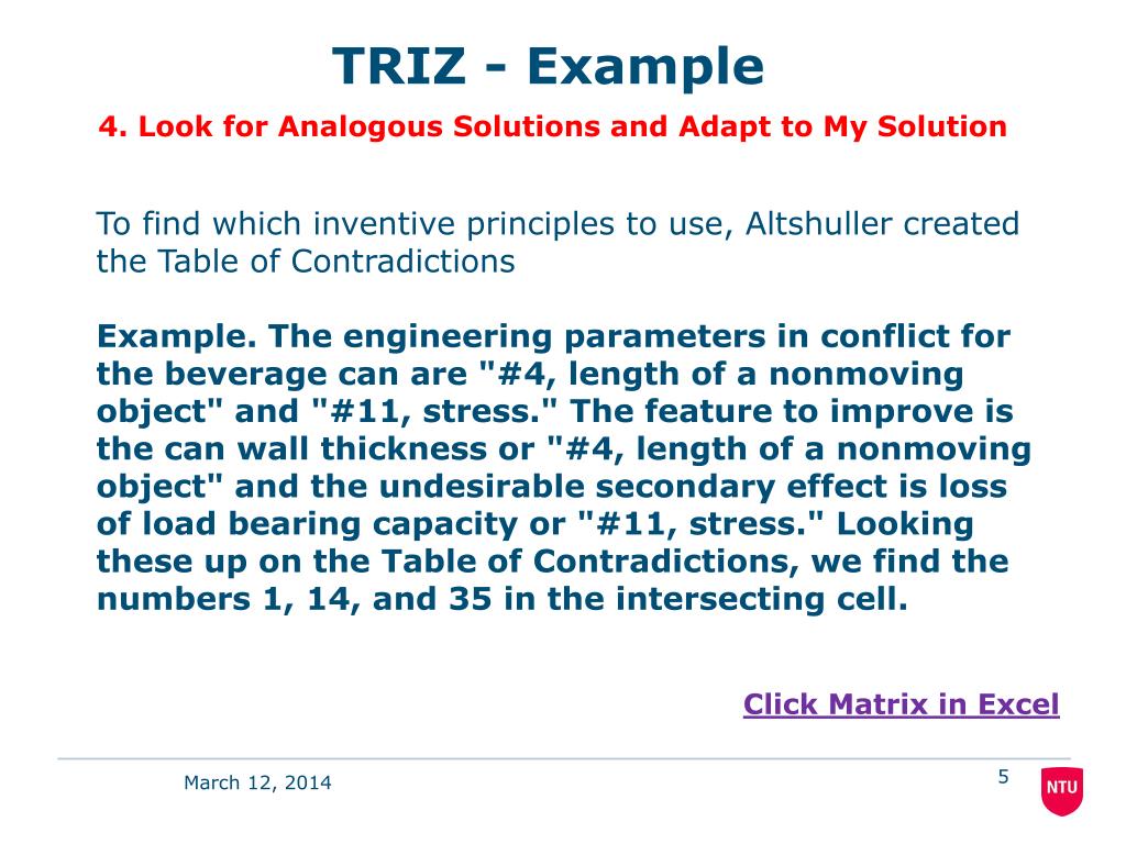 PPT - Theory of Inventive Problem Solving (TRIZ) PowerPoint ... PPT - Theory of Inventive Problem Solving (TRIZ) PowerPoint ...