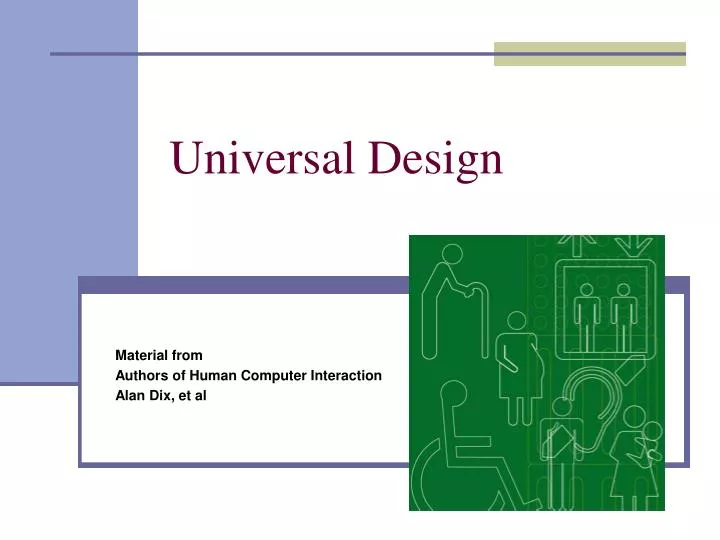 PPT - Universal Design PowerPoint Presentation, free download - ID:398472