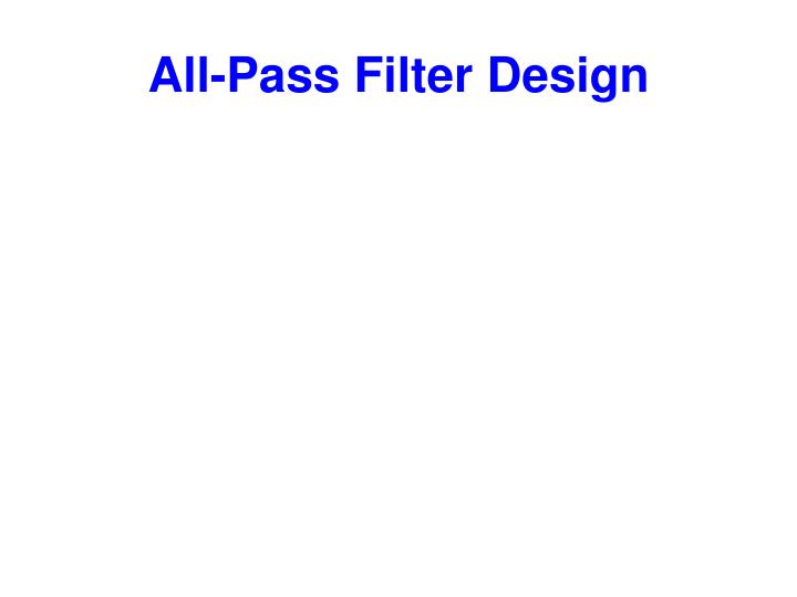 PPT - Active Filter Design Techniques - 2 PowerPoint Presentation - ID ...