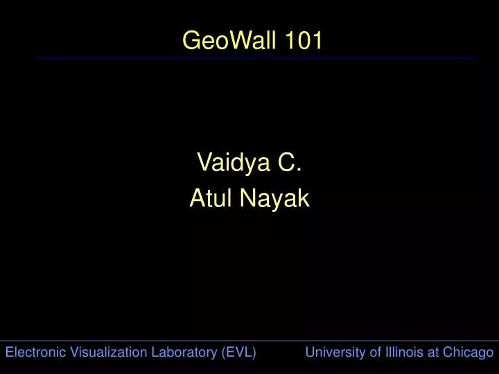 PPT - GeoWall 101 PowerPoint Presentation, free download - ID:400121