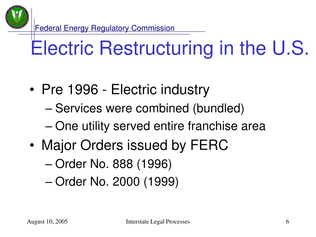 PPT - Participation In Interstate Legal Processes Federal vs. State ...