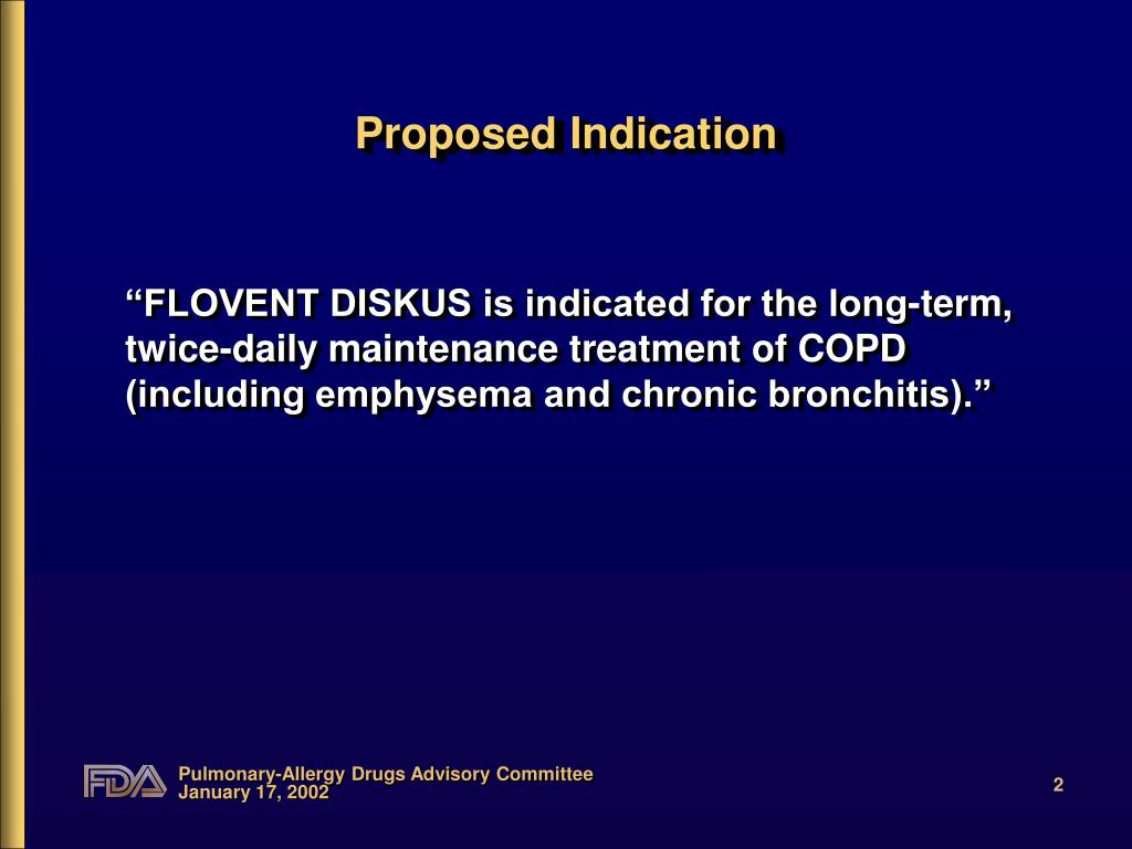 PPT - FLOVENT ® DISKUS ® NDA 20-833, S004 GlaxoSmithKline PowerPoint ...