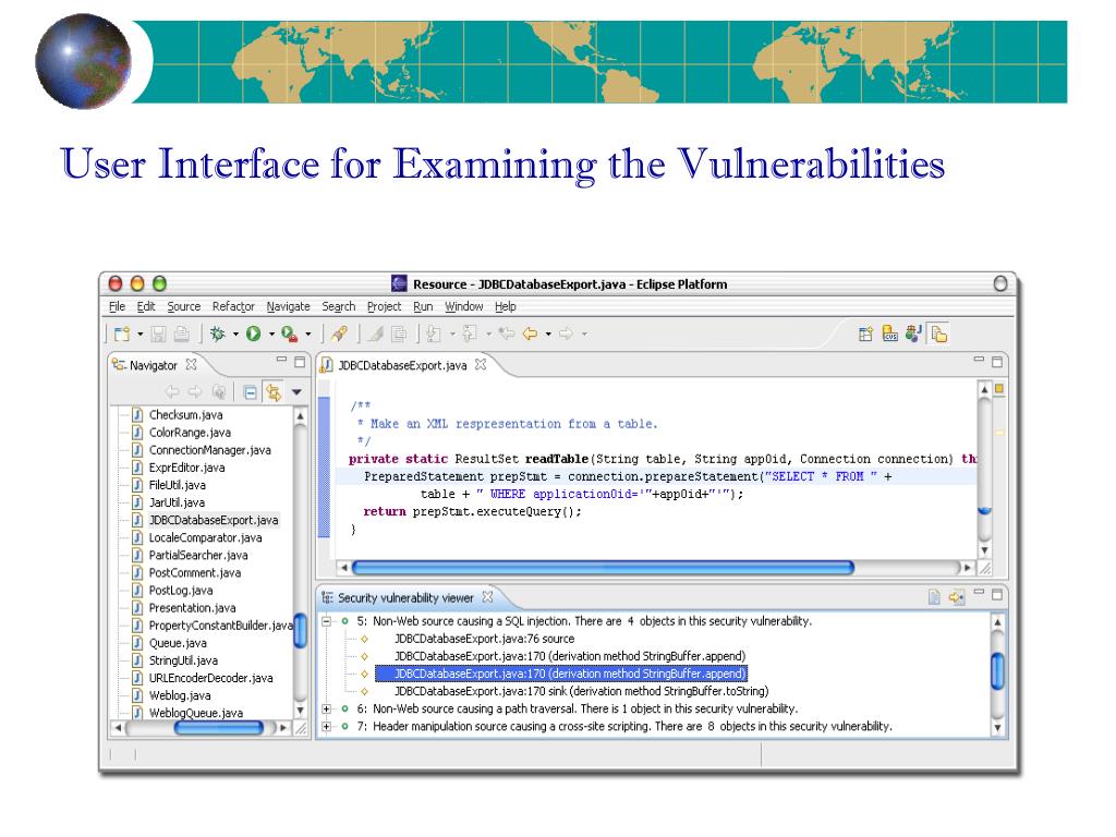 Ppt Finding Input Validation Errors In Java With Static Analysis Powerpoint Presentation Id
