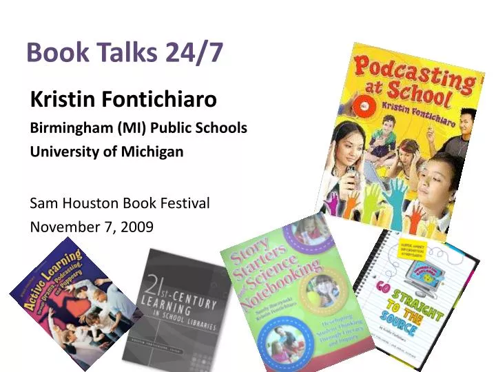 PPT - Book Talks 24/7 PowerPoint Presentation, free download - ID:402356