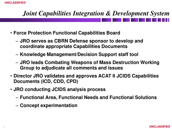 PPT - Joint Requirements Office for Chemical, Biological, Radiological ...
