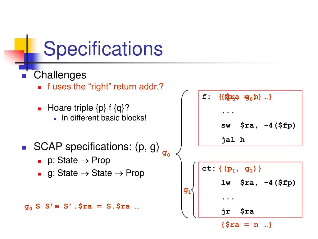 Ppt Modular Verification Of Assembly Code With Stack Based Control Abstractions Powerpoint 9173