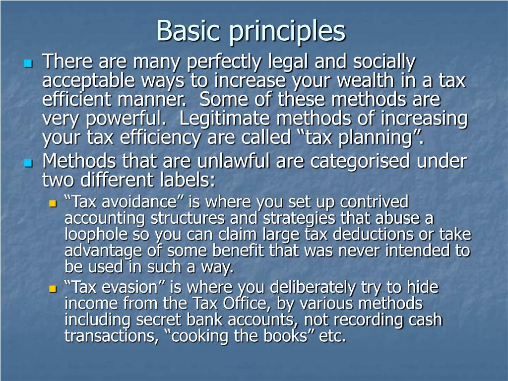 PPT - Common Tax Planning Strategies Explained: A holistic approach to ... PPT - Common Tax Planning Strategies Explained: A holistic approach to ...