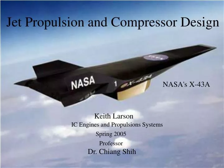 PPT - Jet Propulsion and Compressor Design PowerPoint Presentation ...