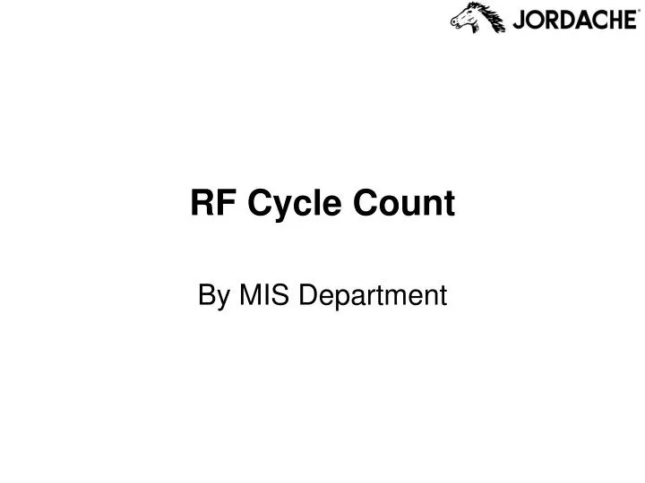 PPT - RF Cycle Count PowerPoint Presentation, free download - ID:403523
