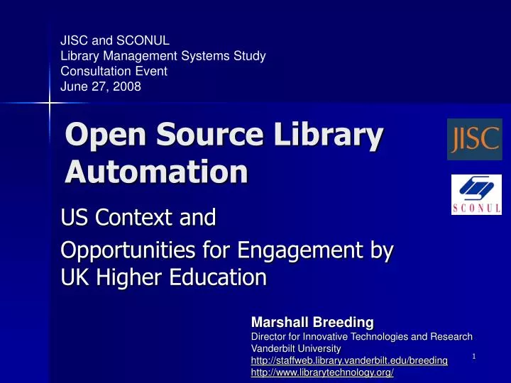 PPT - Open Source Library Automation PowerPoint Presentation, free ...