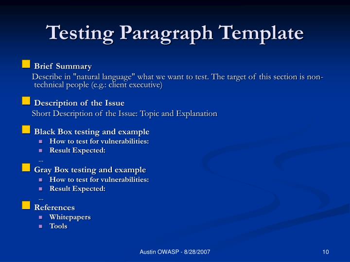 PPT - The OWASP Testing Framework PowerPoint Presentation - ID:403641
