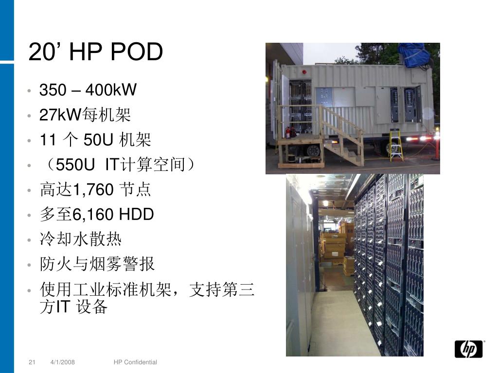 PPT - HP POD 数据中心新思维 PowerPoint Presentation, free download - ID:403739
