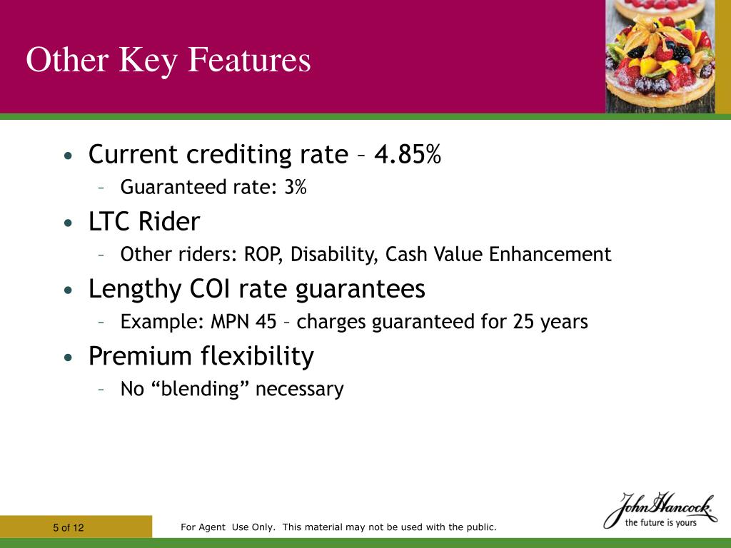 PPT - Premier Life Flexible Premium Adjustable Life Insurance ...