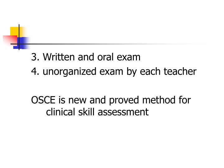 PPT - OSCE Objective Structured Clinical Examination PowerPoint ...