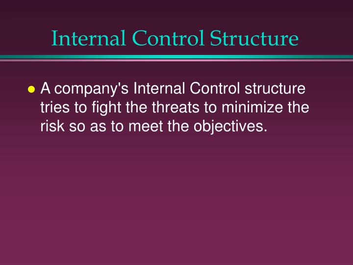 PPT - Internal Control Structure PowerPoint Presentation - ID:404720
