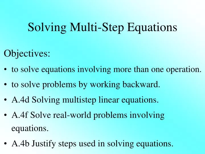 PPT Solving Multi Step Equations PowerPoint Presentation Free ppt-solving-multi-step-equations-powerpoint-presentation-free