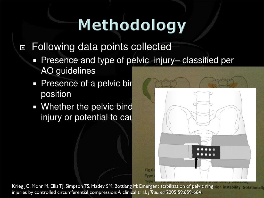 PPT - Is the Application of Pelvic Binders by Pre-Hospital Care ...