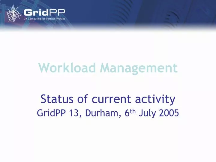 PPT - Workload Management PowerPoint Presentation, free download - ID ...