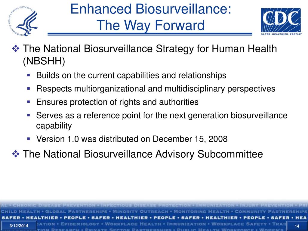 PPT - Enhancing Nationwide Biosurveillance for Human Health PowerPoint ...