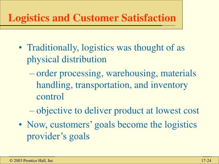 PPT - Value Chain Management: Channels of Distribution, Logistics, and ...
