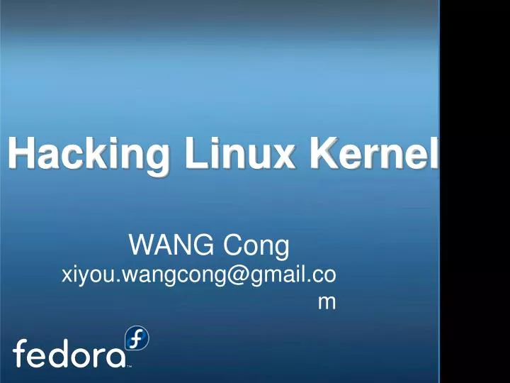 PPT - Hacking Linux Kernel PowerPoint Presentation, free download - ID:408142