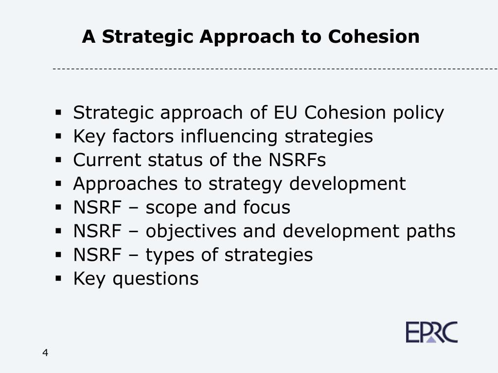 PPT - A STRATEGIC APPROACH TO COHESION: The Development Planning of EU ...